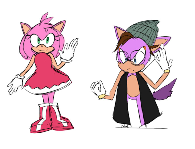 Draw Your Sonic Characters By Iiartful Fiverr 