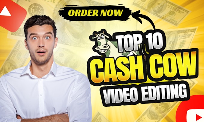 Create best cash cow videos editing faceless cash cow videos by J_cash ...