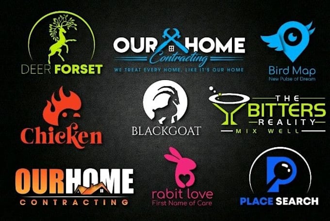 Design an unique custom logo for your business by Syedaamnarizvi | Fiverr