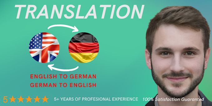 Translate english to german or translate german to english by Jorge ...