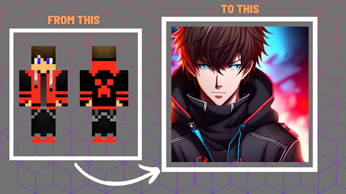 Create an anime version of your minecraft or roblox skin fast by ...