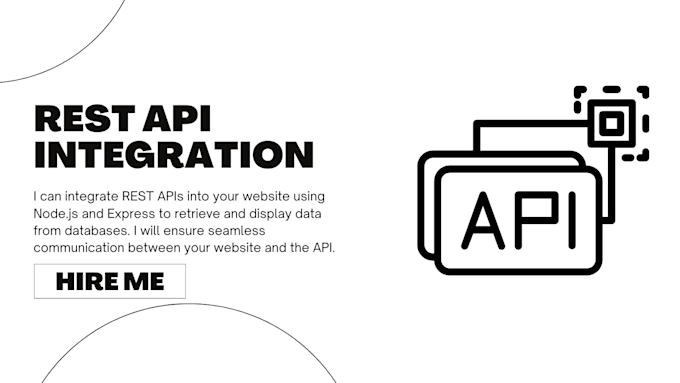 Rest api integration with frontend by Kanakkholwal | Fiverr