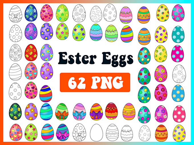 Give you 62 easter png bundle by Jennifercilpart | Fiverr