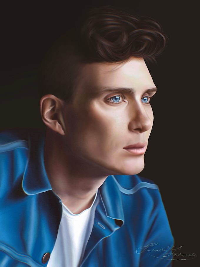 Draw a unique realistic portrait based on your photo by Nata_dh | Fiverr