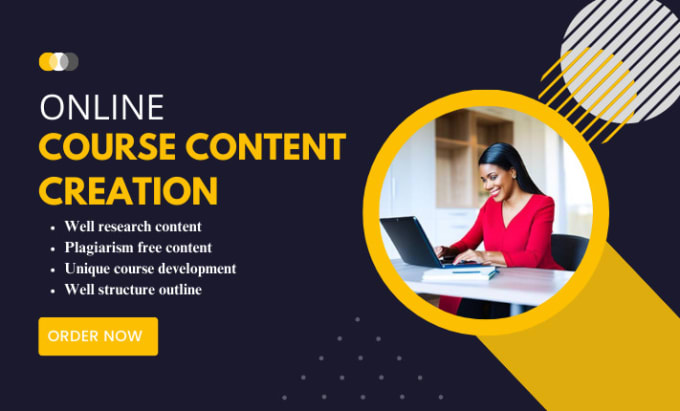 Create online course content, course curriculum, course outline, course ... Create online course content, course curriculum, course outline, course ...