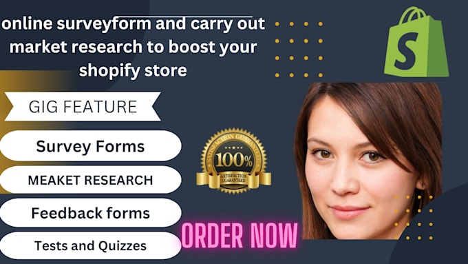Do online surveyform and carry out market research to boost your shopify store by Haggiamy | Fiverr