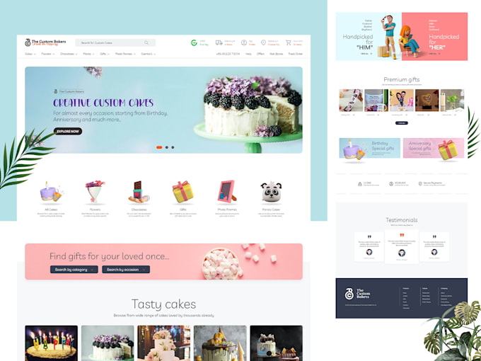 Design professional ui design for website or landing page by Manoj99 ...