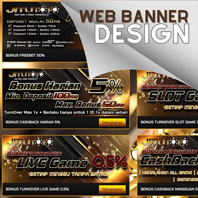Design a website banner and logo by Dananjaya_02 | Fiverr