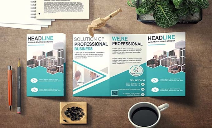 Do high quality brochure design for your business or event by Ansar213f ...