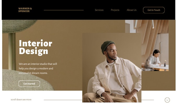 Convert your design to html , css website by Mostafagomaa103 | Fiverr
