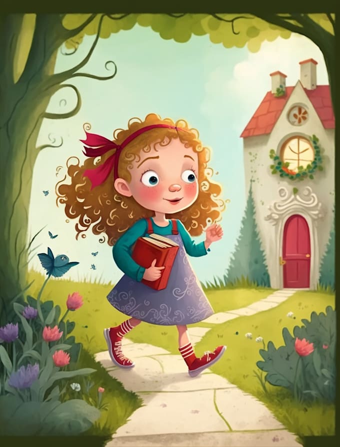 Illustrate children story book illustration and children book ...