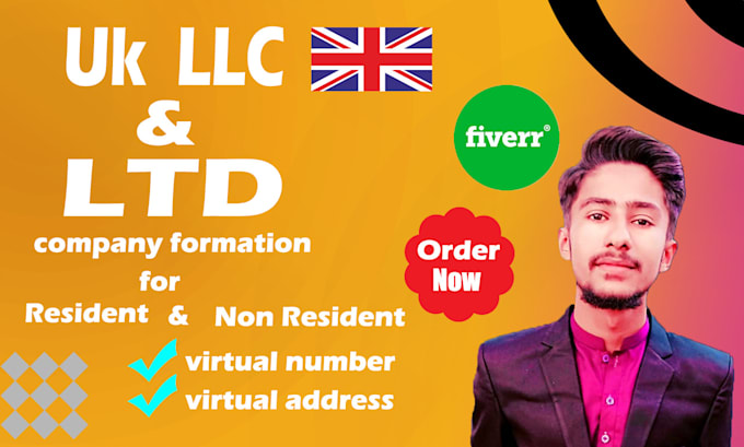 Create uk llc and ltd formation and registration by Alihamza3152 | Fiverr