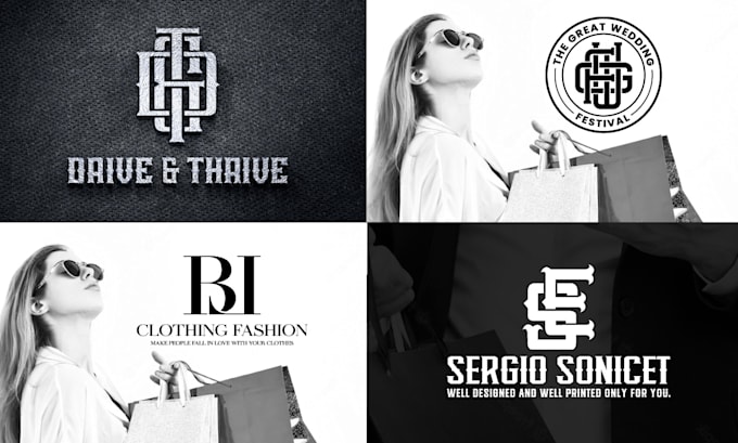 Do initial letter, monogram, urban streetwear, clothing brand logo by ...