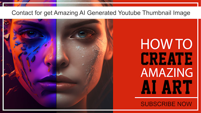 Create your youtube thumbnail with midjourney ai by Wowcreationsai | Fiverr