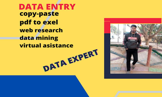 Do fastest data entry in one day, internet research by Mdeshan766 | Fiverr