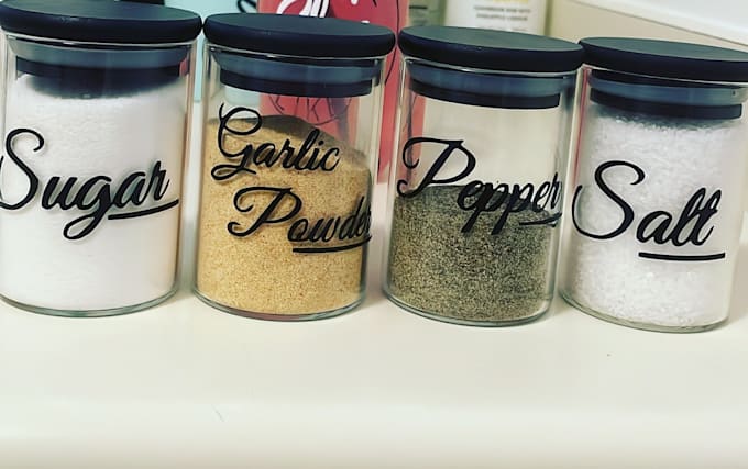 Create custom labels for jars, cups, and other products by Dasiatoston ...