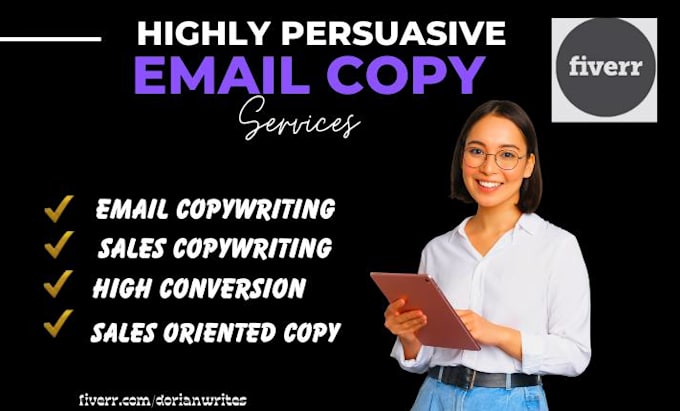 Do high converting email copy and copywriting for your email marketing ...