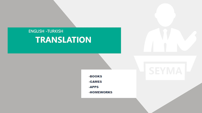 Be translating your works by Seymadan | Fiverr