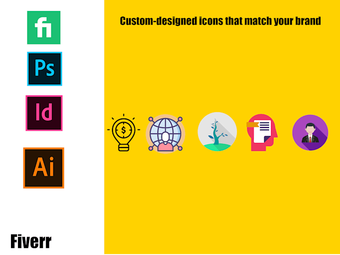Design professional simple and modern icons by Youssefgm | Fiverr