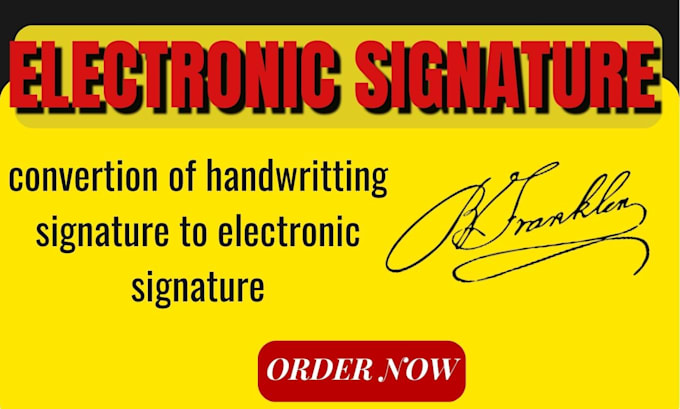 Design handwritten signature into electronic form by Helbert001 | Fiverr