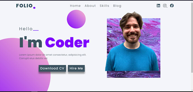 Do Your Page In Html Css React And Js By Alexisdaleiro Fiverr 
