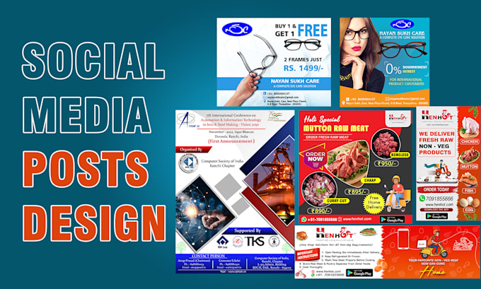 Design creative facebook, and instagram posters and banners by ...