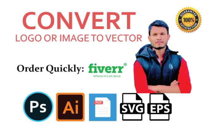 Convert logo or image to vector by Aliraza0511 | Fiverr