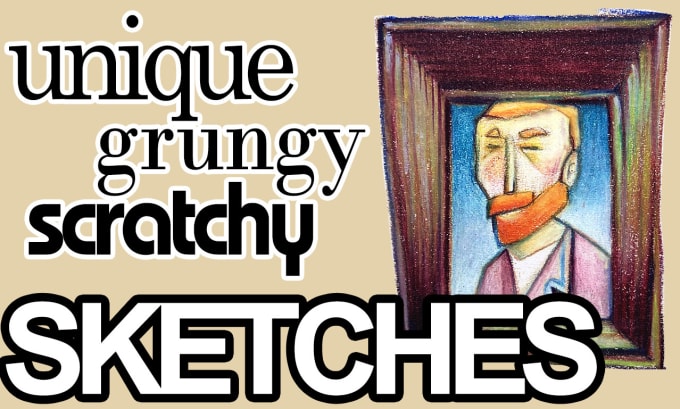 Draw grungy scratchy sketches full of energy by Mattricc | Fiverr