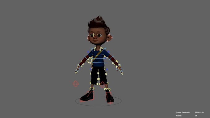 Rig 3d characters, avatars, and objects for films or games by Egmasry ...