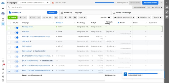 Create quality facebook ad campaign with good roi by Moonishkumar | Fiverr