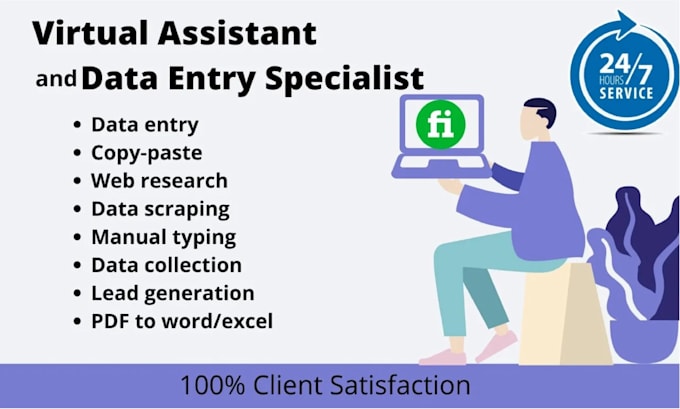 Data entry, excel, scraping, typing, copy paste work by Shaharulsiyam1 | Fiverr