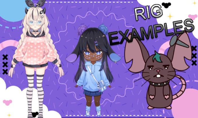Rig your vtuber model for live2d by Annaissepulveda | Fiverr Rig your vtuber model for live2d by Annaissepulveda | Fiverr