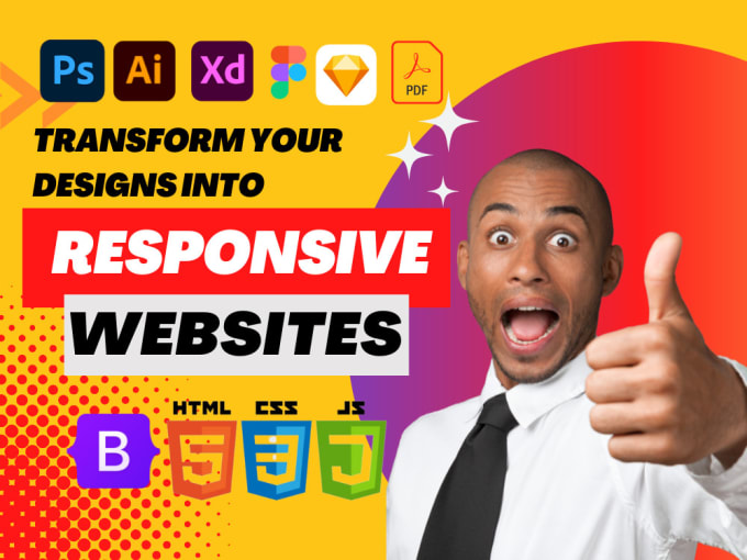 Convert Figma To Html Psd To Html Xd To Html Css Responsive Bootstrap