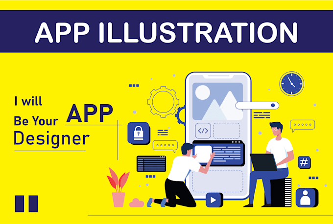 Illustrate custom app for a user friendly experience by Se_engr_dawood ...