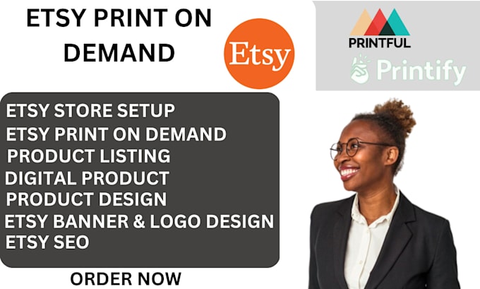 Set up etsy shop etsy print on demand etsy seo print on demand digital product by Joy_etsyy | Fiverr