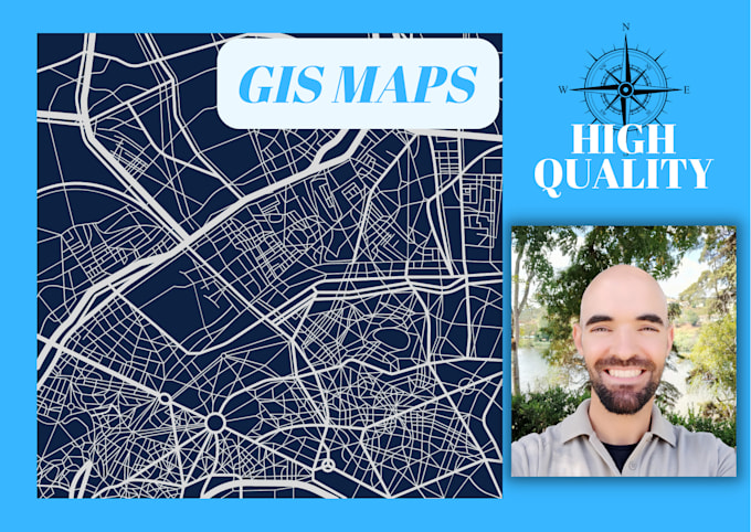 Create gis maps with good quality by Kazzillion | Fiverr