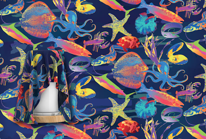 Design your surface textile and print design by Sinoxing | Fiverr