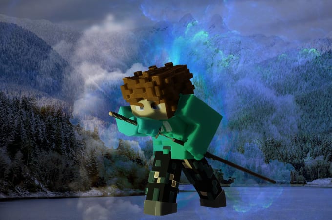 Make a very good minecraft skin render by Popo_rovich | Fiverr