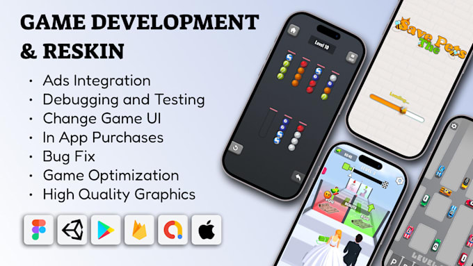 Develop 2d 3d game design and development in unity by Fyuzgame | Fiverr