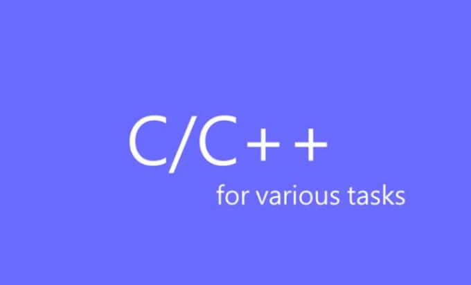 Do all kinds of c and c plus plus projects and tasks by Rahab_ahmed ...