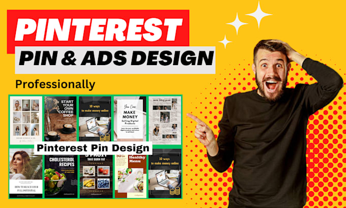 Create custom pinterest pins design by Kabirahmedjr | Fiverr