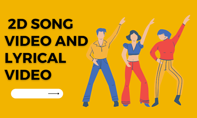 Create 2d stylish animated lyrics video by Osamaismail329 | Fiverr