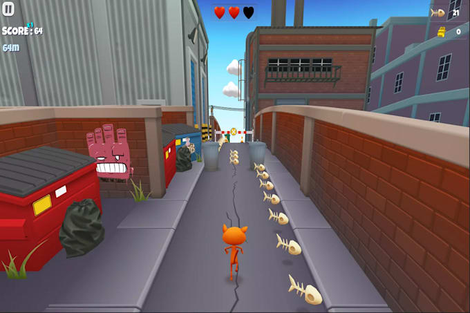 Create endless runner game 2d 3d runner game unity game ios android mobile game by Klausjurgen ...