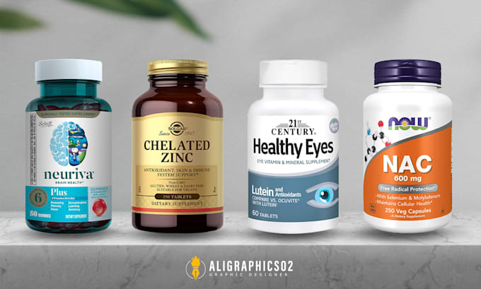 Design a supplement label, product label by Aligraphics02 | Fiverr
