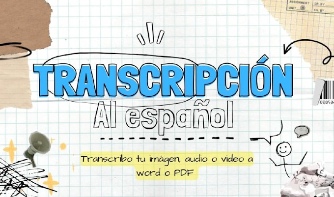 Transcription of your audio or video in spanish by Micaaela5 | Fiverr