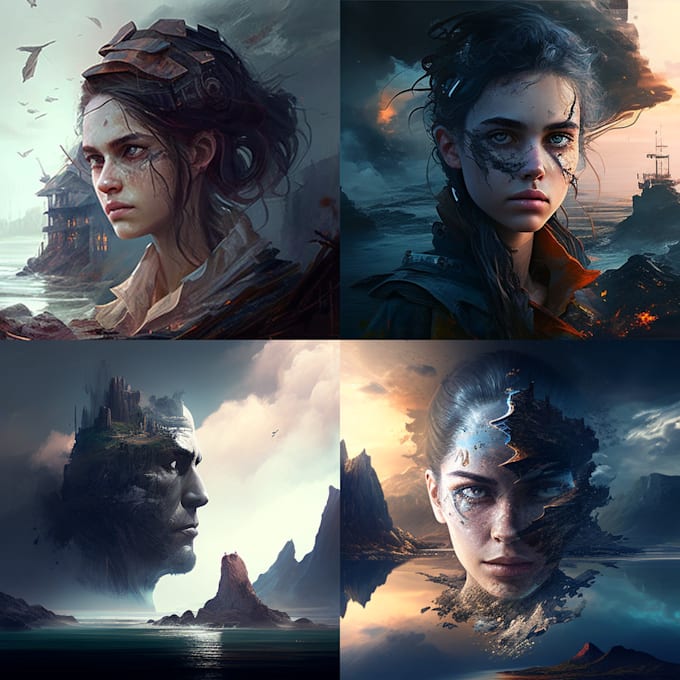 Create the portrait of your character in different style by Theohilaire ...