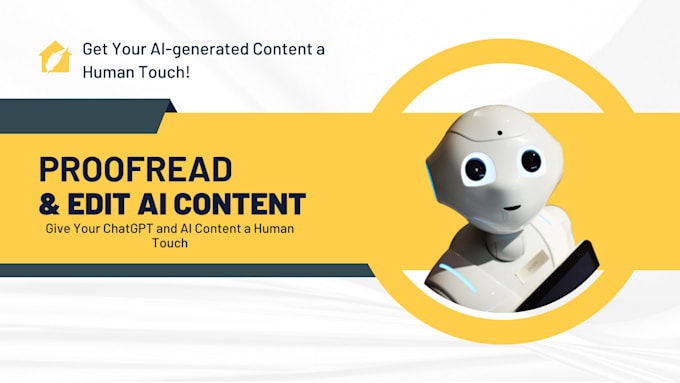 Perform chatgpt and ai content editing by Nehajilani4 | Fiverr