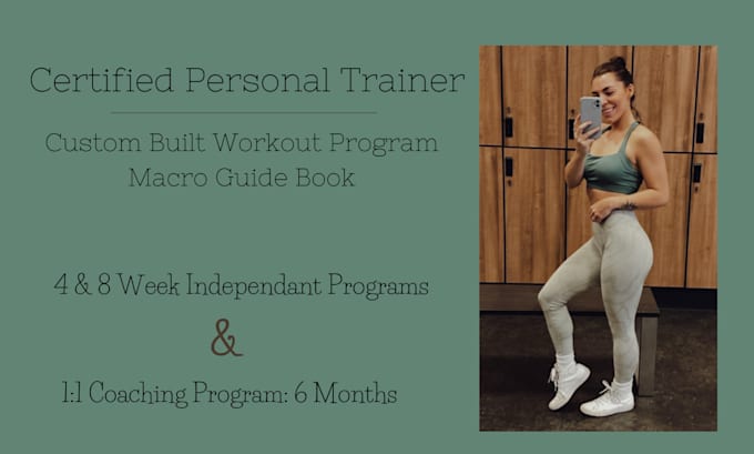 Build you a personal workout program by Boundlesscreate | Fiverr