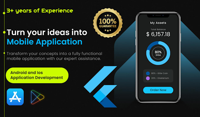 Develop A Mobile Application Using The Flutter Framework By
