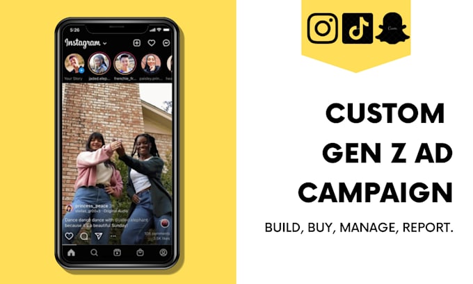 Build and manage a fully custom gen z social ad campaign by Hailey ...
